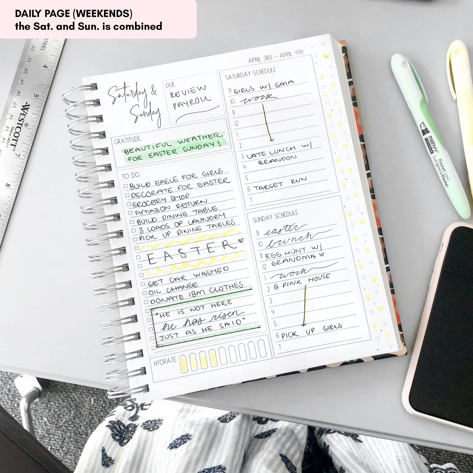 Lyla Blue | Ultimate Weekly Planner – Ivory Paper Co
