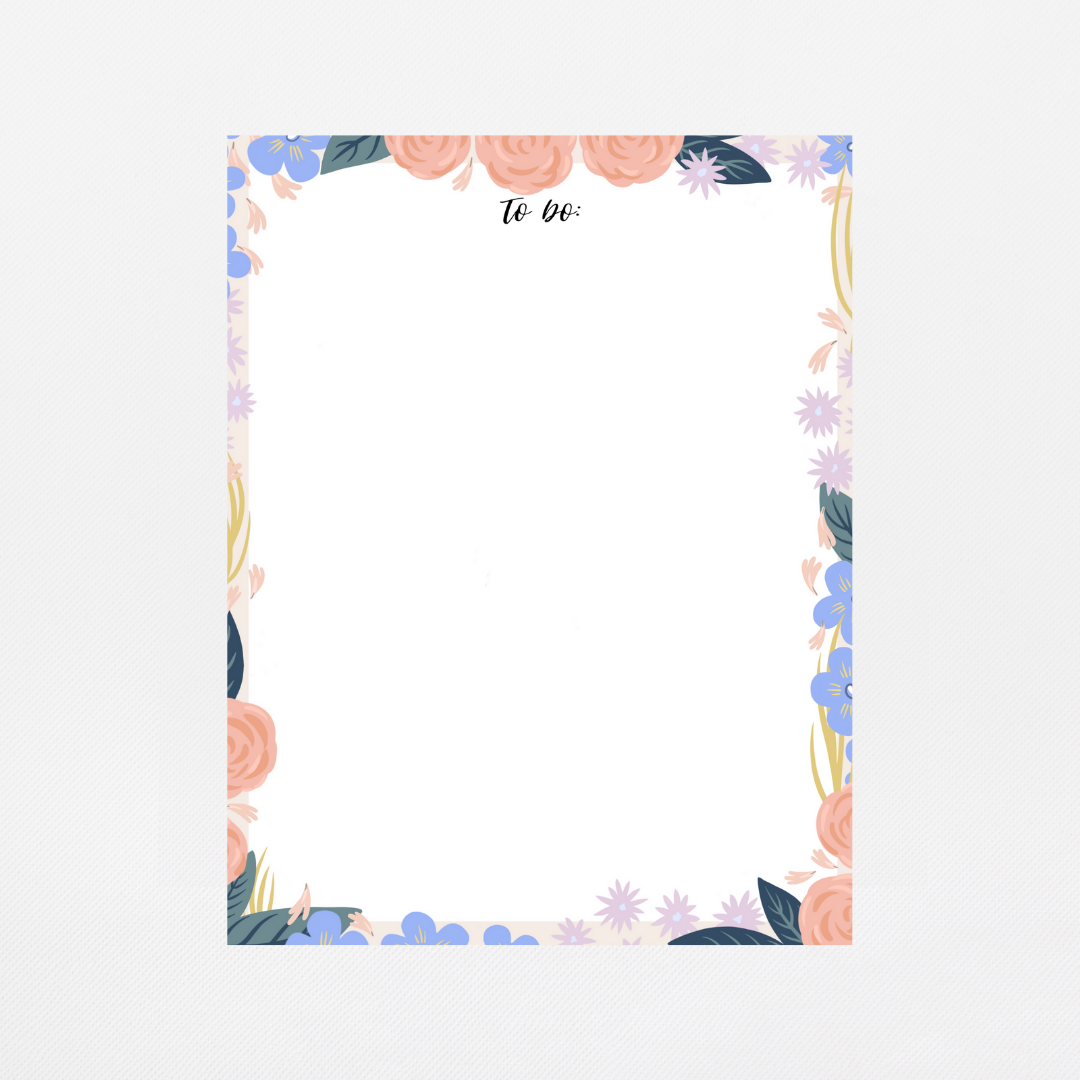 Flowerfield Notepad – Ivory Paper Co