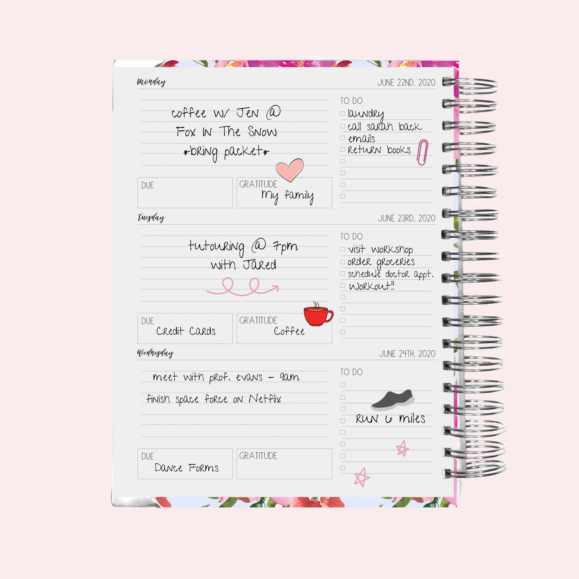 Weekly Horizontal Planner For 2025 | Ultimate Weekly Planner | Ivory ...