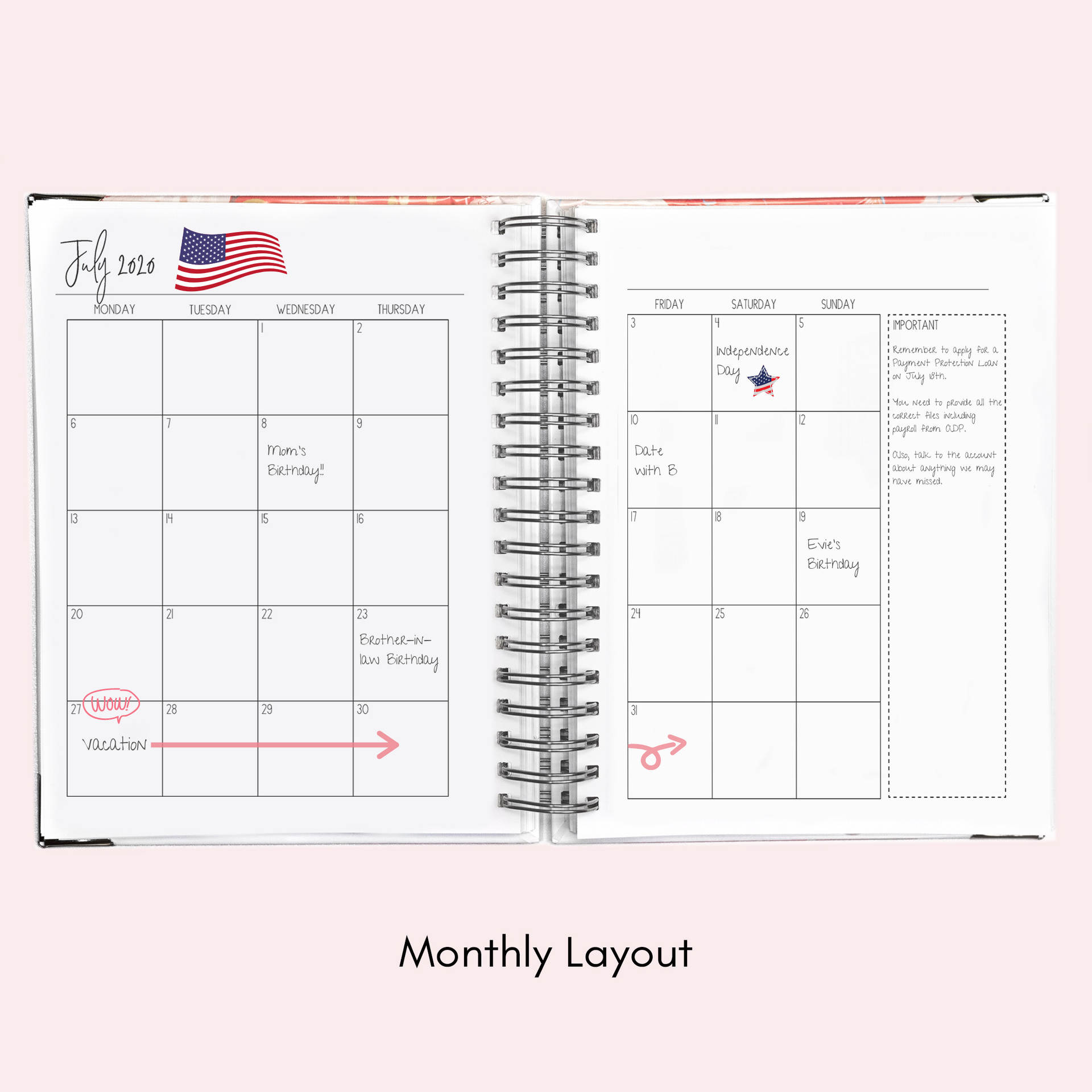 Vertical Weekly Planners | 2025 Vertical Planner | Ivory Paper Co – Page 2