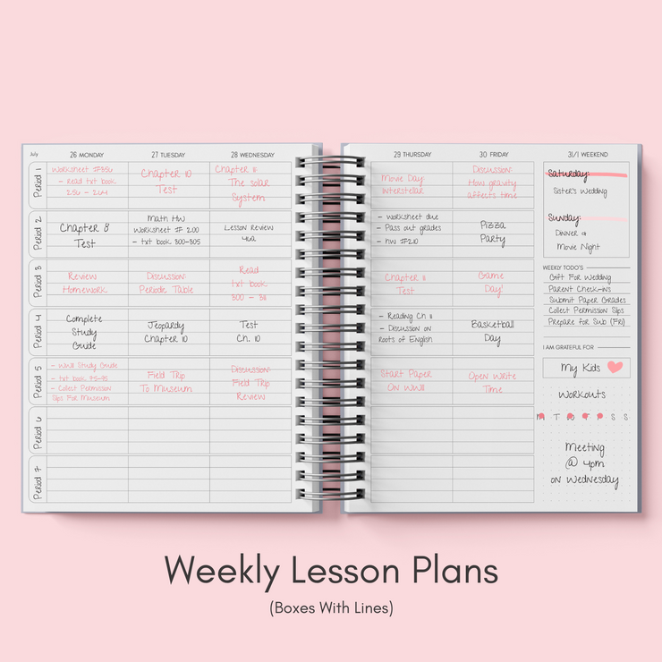 Teacher Planner 2024 | Lesson Planners For Teachers – Ivory Paper Co