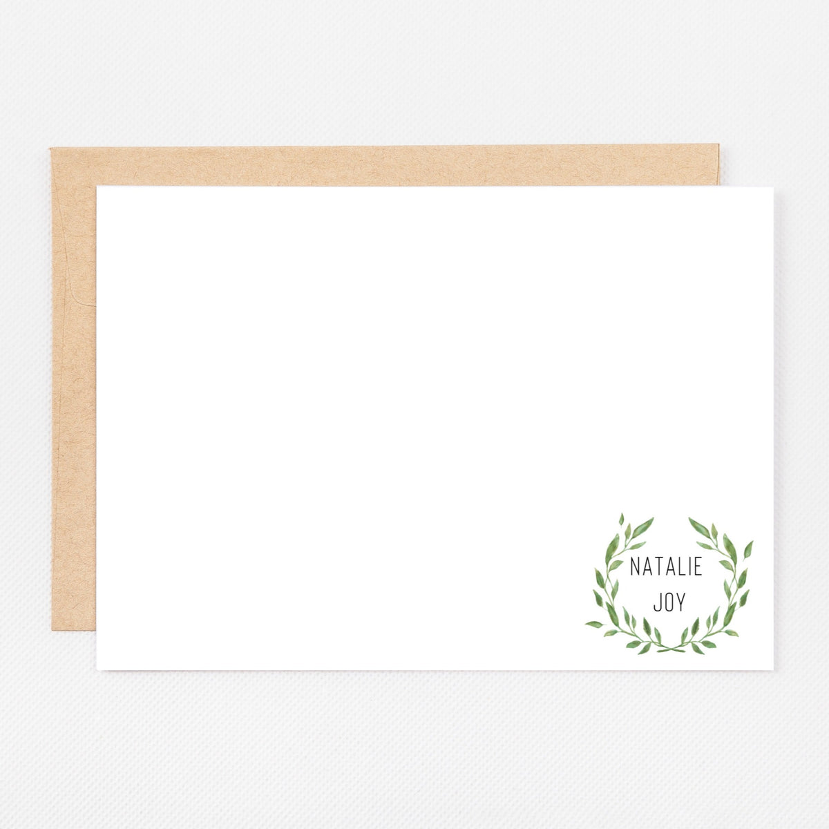 Personalized Stationery Notecards | Wreath Set – Ivory Paper Co