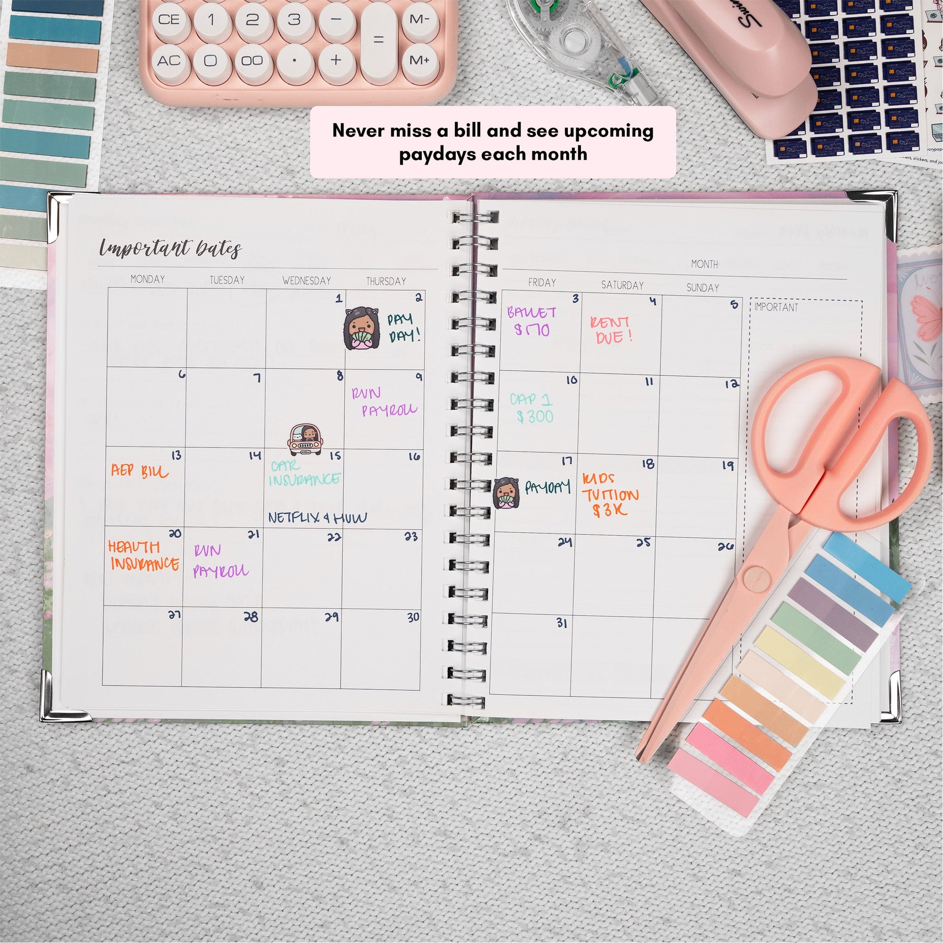 Budget Planner | Premium Planning System – Ivory Paper Co